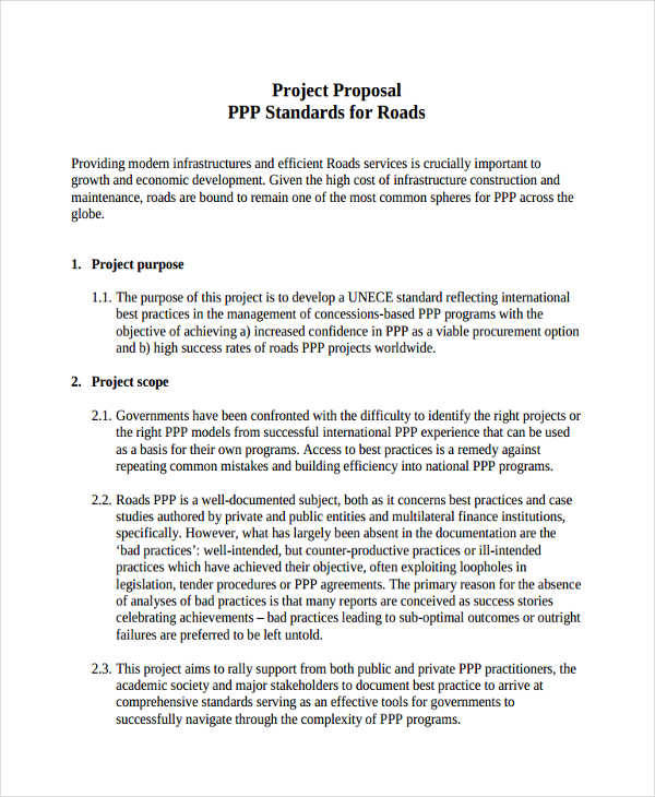Google Docs Project Proposal Template