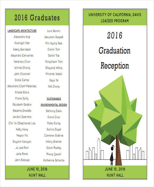 FREE 7 Graduation Program Templates In PDF MS Word