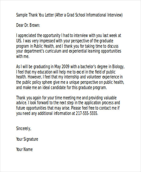 FREE 32 Sample Thank You Letter Templates In MS Word PDF