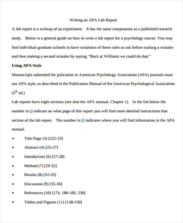 FREE 12 Lab Reports In PDF Google Docs MS Word Apple Pages