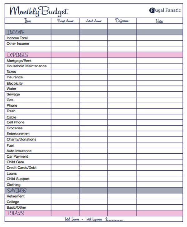 FREE 43 List Templates In PDF