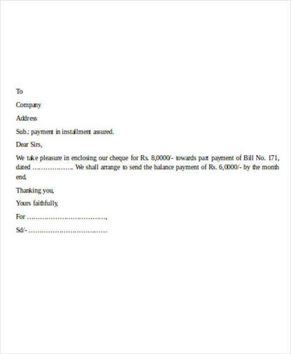 FREE 53 Payment Letter Formats In MS Word Google Docs Pages PDF