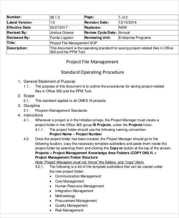 Restaurant Sop Template Classles Democracy
