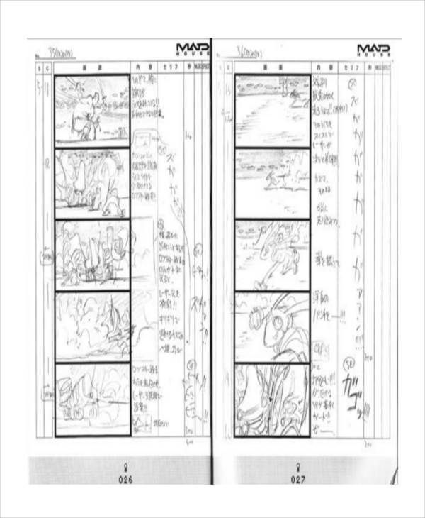 FREE 8 Animation Storyboard In PDF