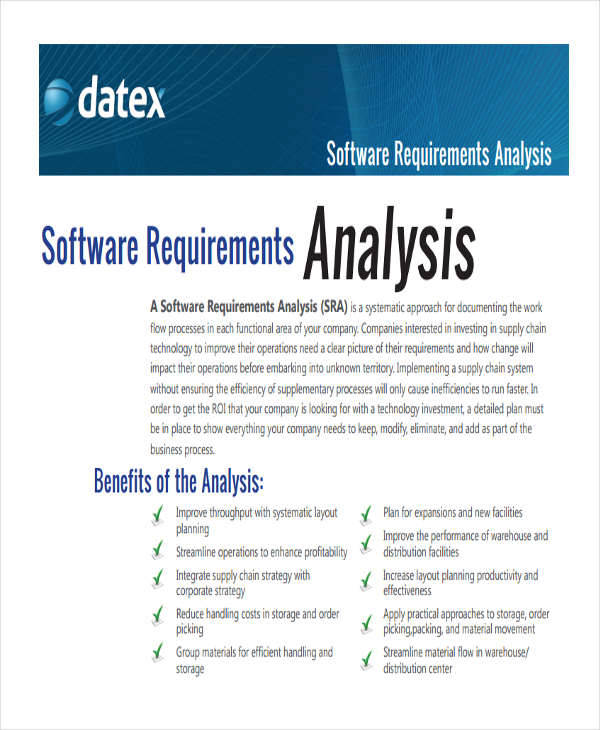 FREE 12 Requirement Analysis Templates In Excel PDF MS Word