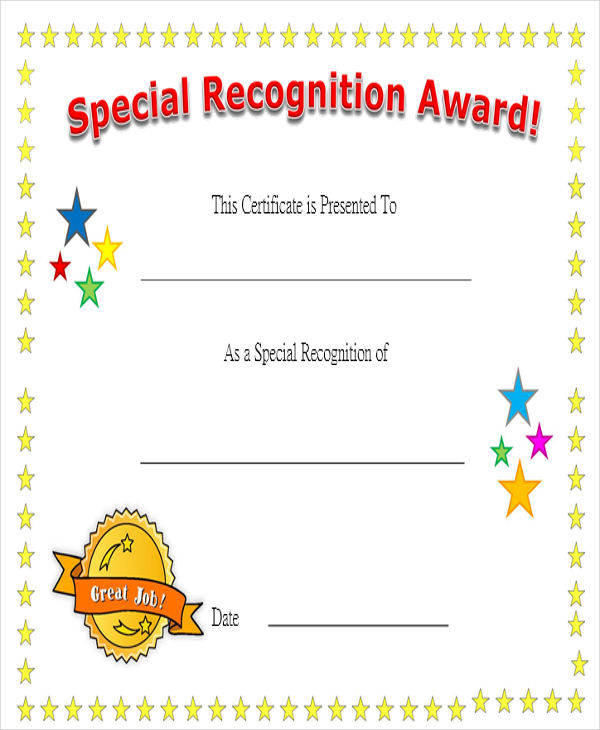 FREE 31 Award Certificates In MS Word