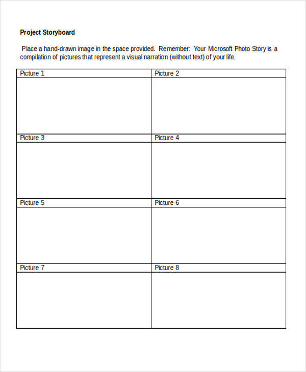 Project Storyboard Template