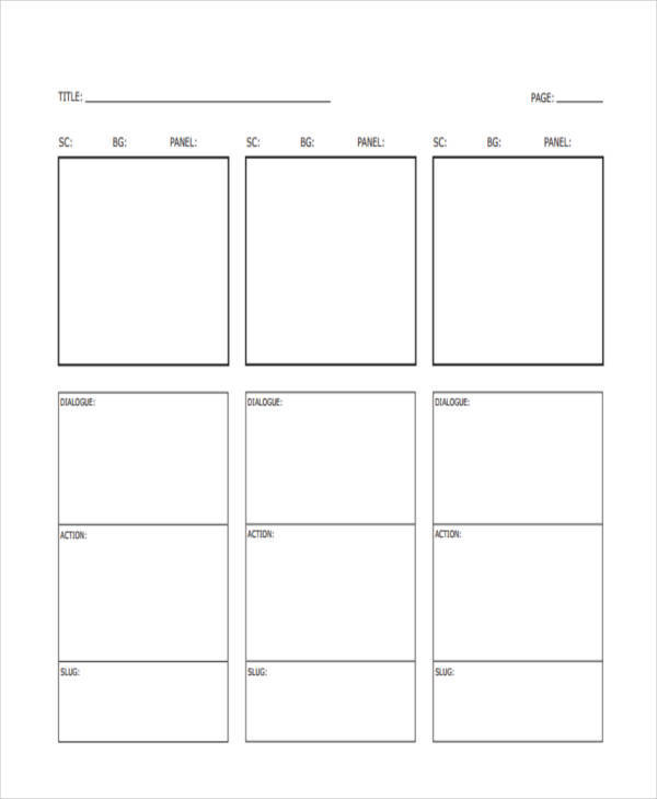 FREE 5+ Vertical Storyboard Samples in PDF
