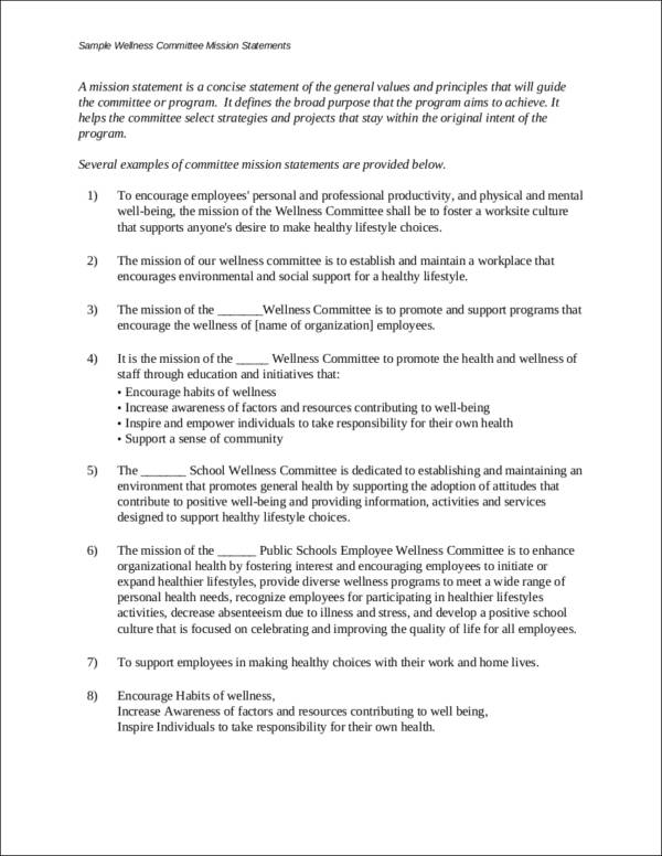 FREE The Importance Of Having A Mission Statement 18 Samples FREE The Importance Of Having A Mission Statement 18 Samples