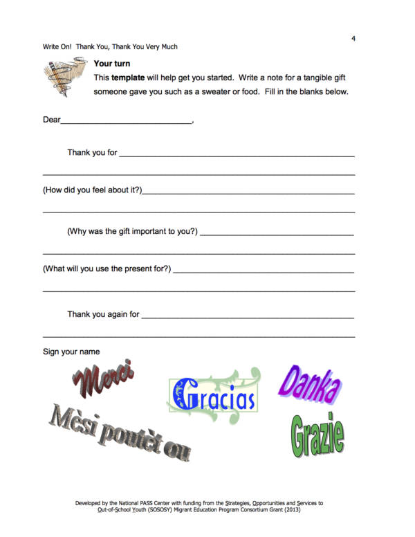 Free Printable Thank You Letter Template Printable Templates