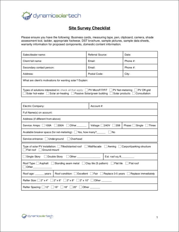 It Infrastructure Site Survey Template Professionally Designed Templates