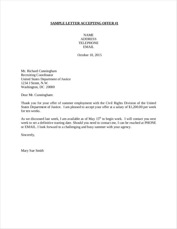 34 How To Write Email For Acceptance Of Job Offer Job Offer For You 