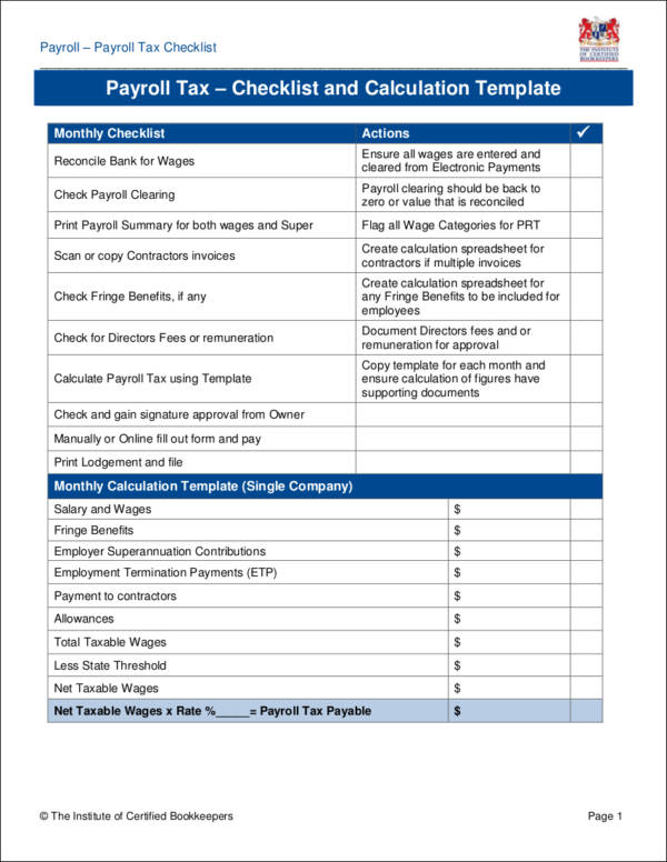 Payroll Template Google Sheets