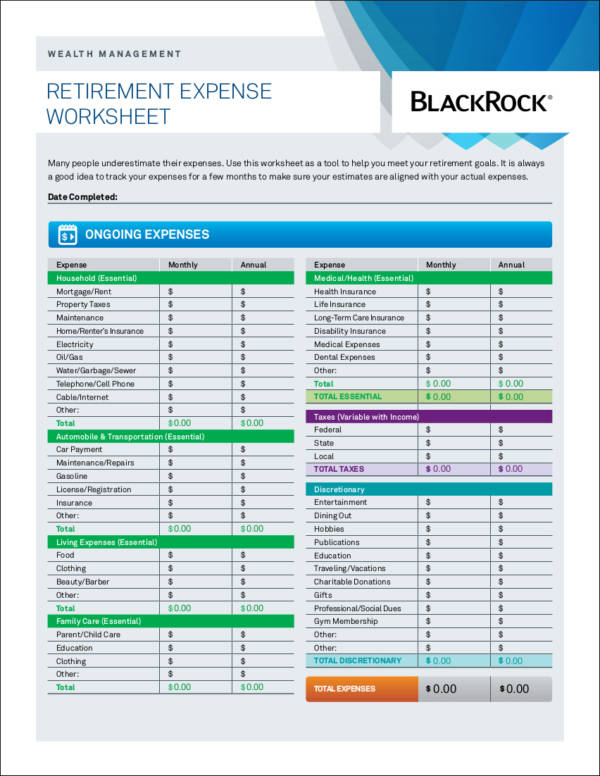 FREE 12 Expense Worksheet Samples Templates In PSD PDF