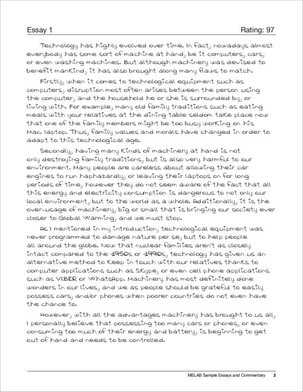 FREE 17 Essay Writing Samples Templates In PDF MS Word