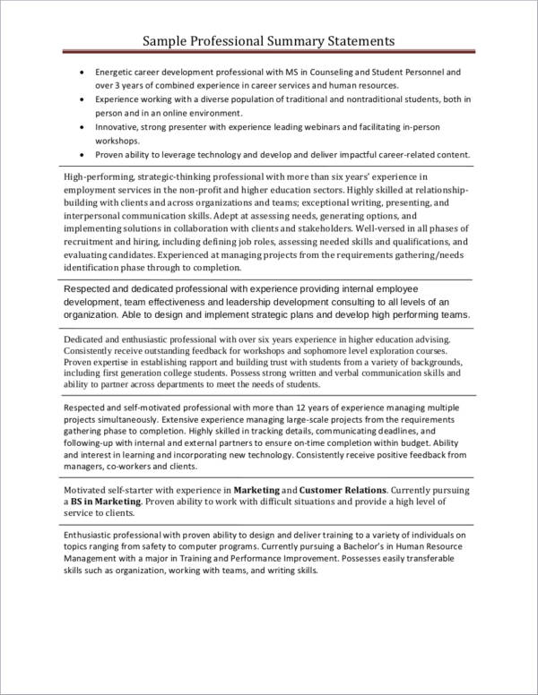 FREE 10 Summary Writing Samples Templates In PDF