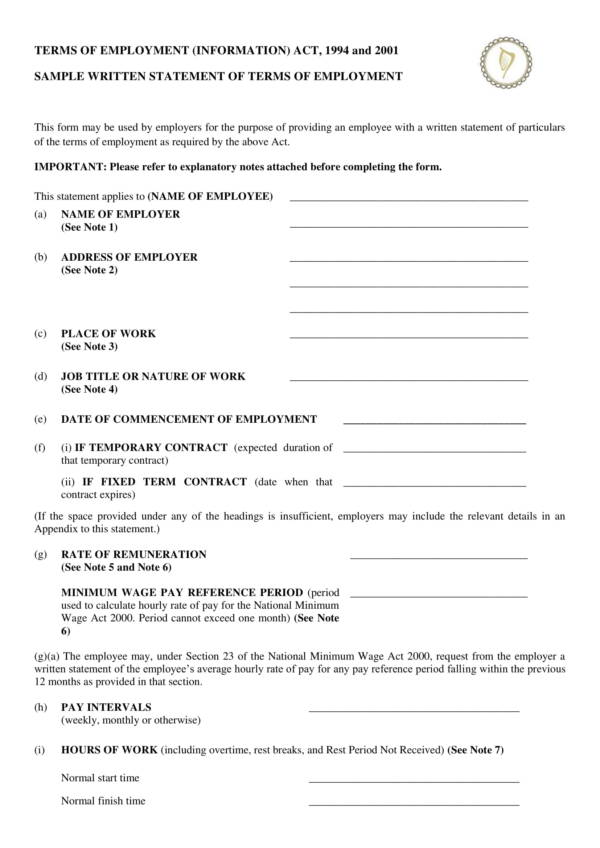 10 Written Statement Samples Templates PDF Word Sample Templates