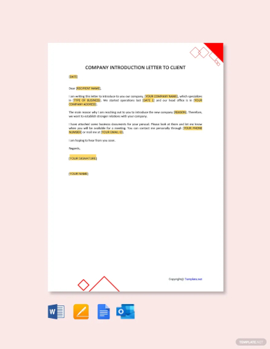 FREE 10 Introduction Letter To Clients Samples And Templates In PDF 