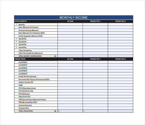 FREE 7 Financial Spreadsheet Templates In PDF Excel