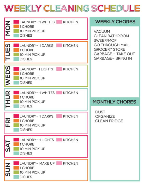 FREE 10 Weekly Task Schedule Samples Templates In PDF MS Word Excel