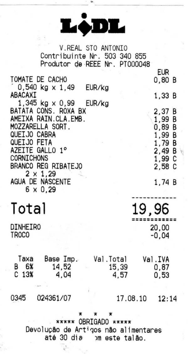 FREE 5 Grocery Payment Receipt Samples Templates In PDF