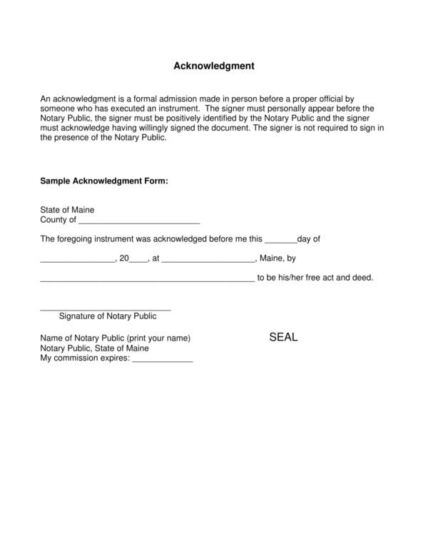 FREE 14 Notary Statement Samples Templates In PDF MS Word