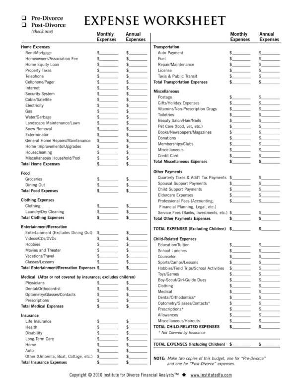 Free 15 Expenses Spreadsheet Templates In Pdf Excel Riset