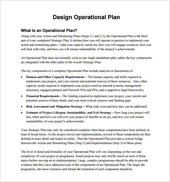 FREE 10 Simple Operational Planning Samples Templates In PDF MS Word
