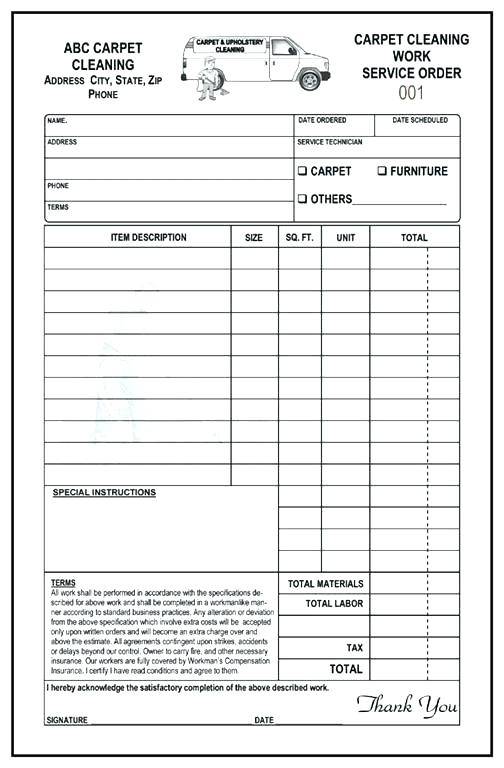 Cleaning Service Invoice Template Free