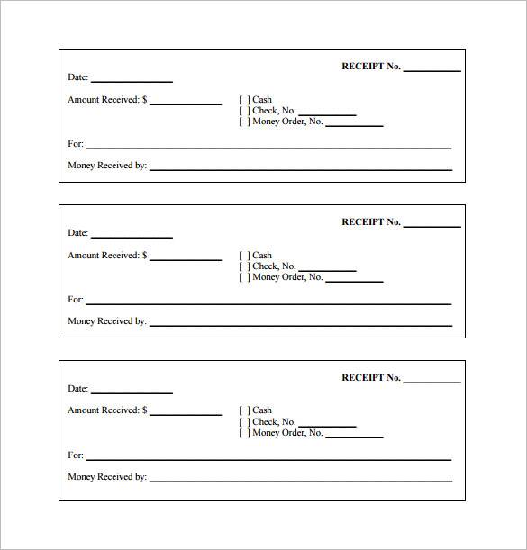 Blank Receipt Template Pdf Printable Receipt Template Blank Receipt 