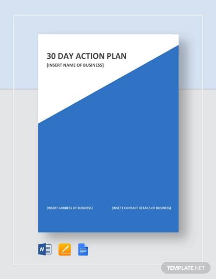 FREE 13 30 60 90 Day Action Plan Templates In PDF MS Word