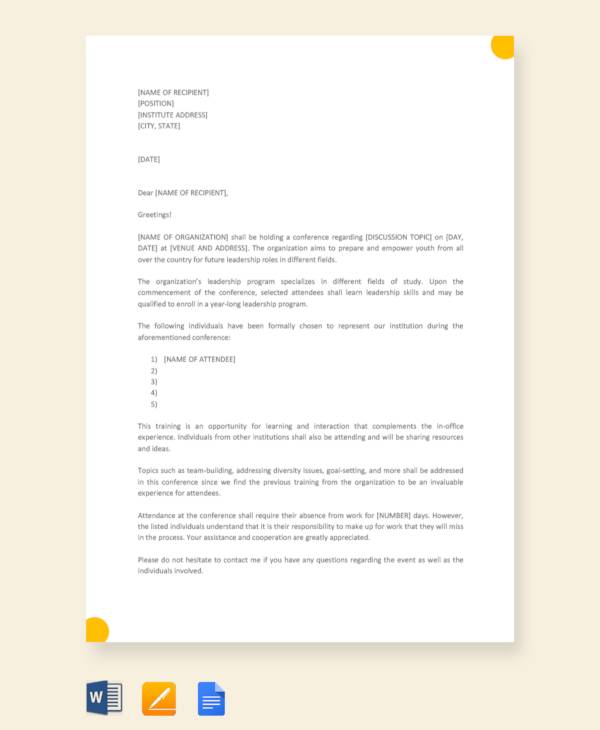 Excuse Letter For School Absence Letter