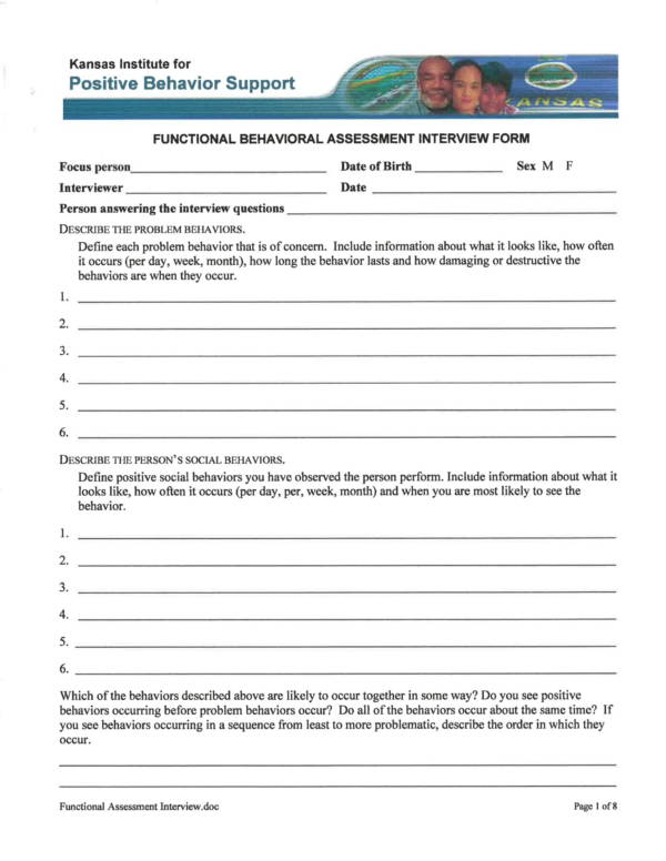 FREE 11 Functional Behavioral Analysis Samples In PDF