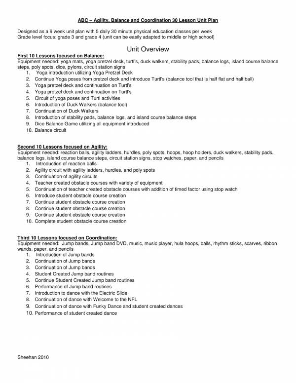 FREE 10 Physical Education Lesson Plan Samples In PDF MS Word FREE 10 Physical Education Lesson Plan Samples In PDF MS Word
