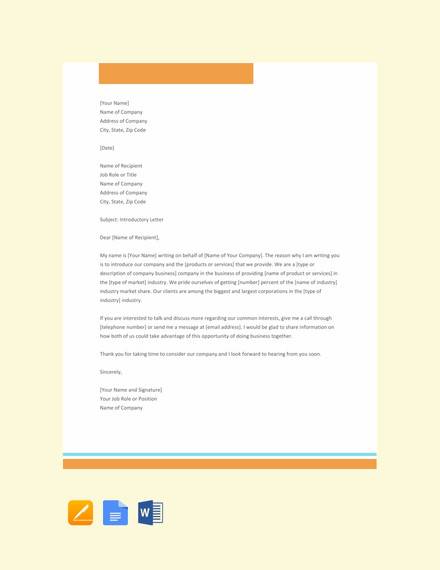 FREE 18 Company Introduction Letter Samples In MS Word PDF Pages