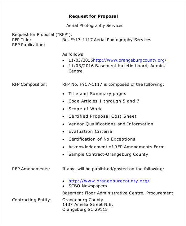 FREE 14 Photography Proposal Templates In PDF MS Word Pages 