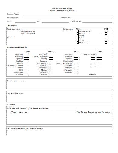 FREE 9 Sample Reports In PDF MS Word