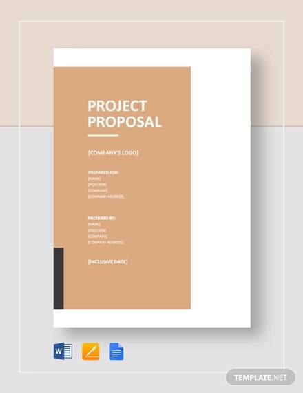 FREE 14 Project Proposal Templates In Google Docs MS Word Pages PDF Excel