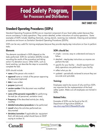 FREE 13 Standard Operating Procedure Samples In PDF MS Word Google 