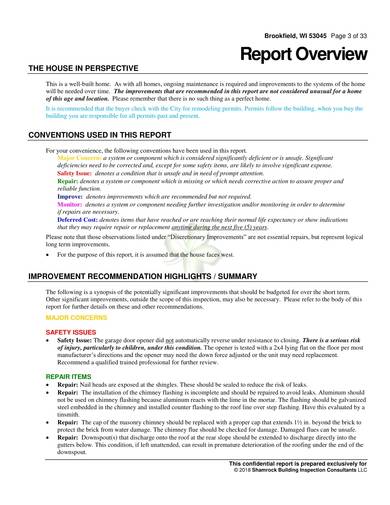 FREE 10 Building Inspection Report Samples In PDF MS Word