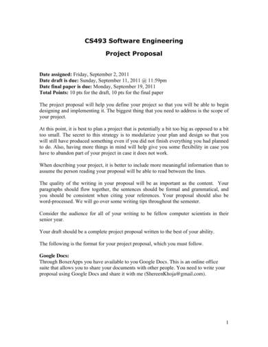 FREE 11 Engineering Project Proposal Samples In PDF MS Word