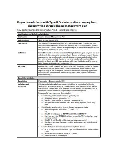 FREE 7 Chronic Disease Management Plan Samples In PDF DOC