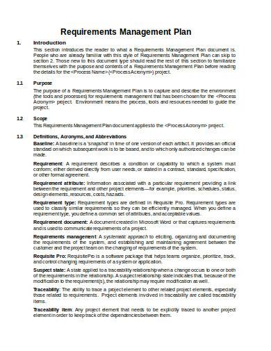FREE 8 Requirements Management Plan Samples In PDF DOC FREE 8 Requirements Management Plan Samples In PDF DOC