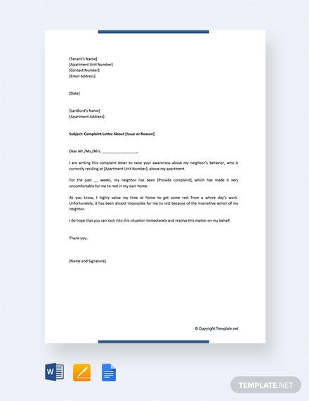 FREE 23 Complaint Letter Templates In PDF