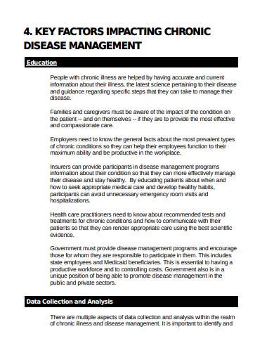 Chronic Disease Management Plan Templates Captions Ideas