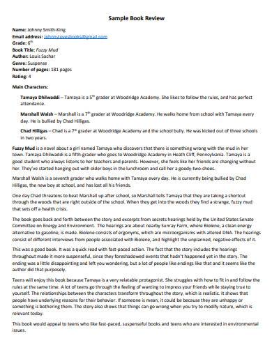 FREE 11 Book Review Samples In PDF MS Word