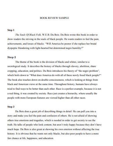 FREE 11 Book Review Samples In PDF MS Word