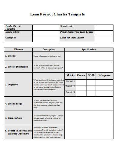 FREE 10 Project Charter Samples In PDF DOC