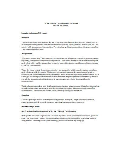 FREE 10 Memoir Samples In PDF MS Word