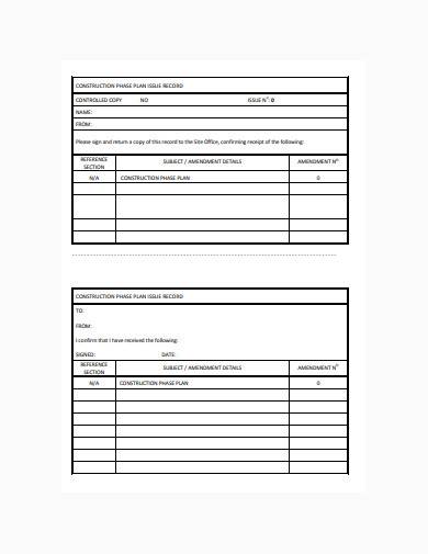 FREE 16 Construction Phase Plan Samples In PDF MS Word